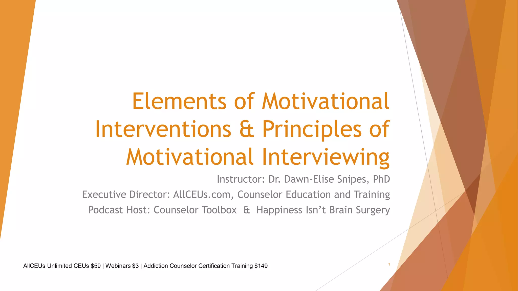 5 elements of motivational interventions & 5 principles of motivational ...