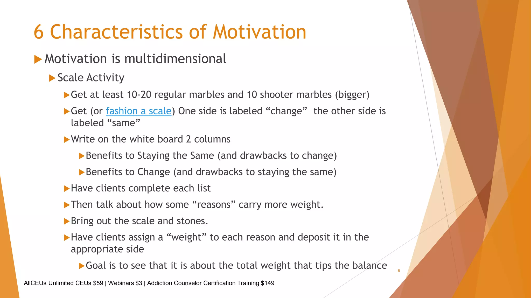 5 elements of motivational interventions & 5 principles of motivational ...