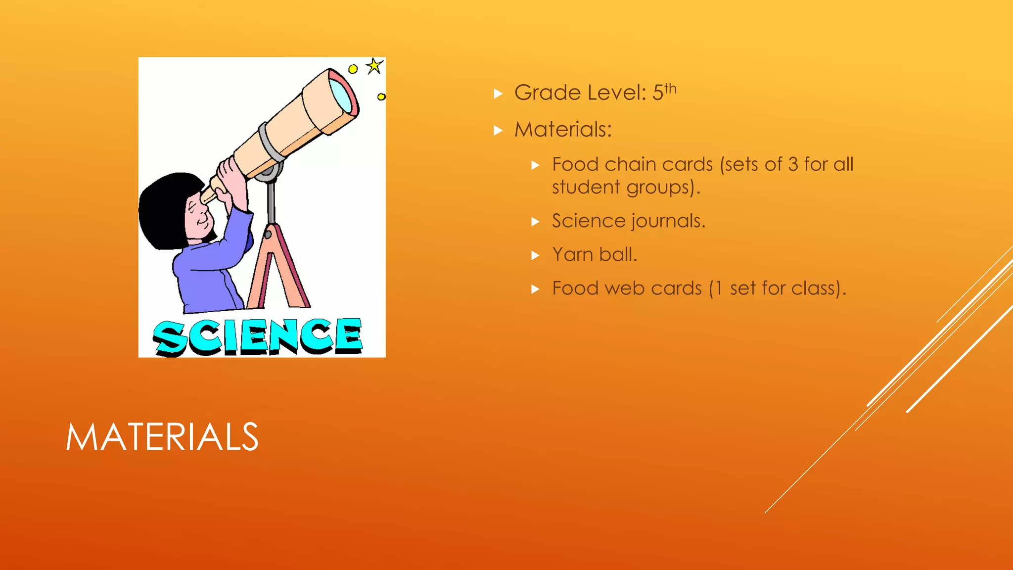 5e lesson plan – food chain | PPTX