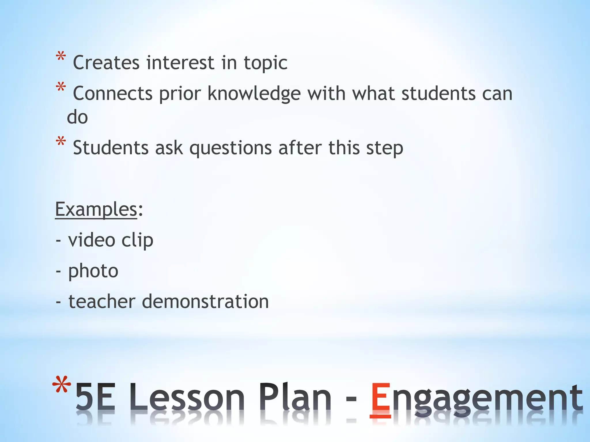 5 e lesson plan format | PPTX
