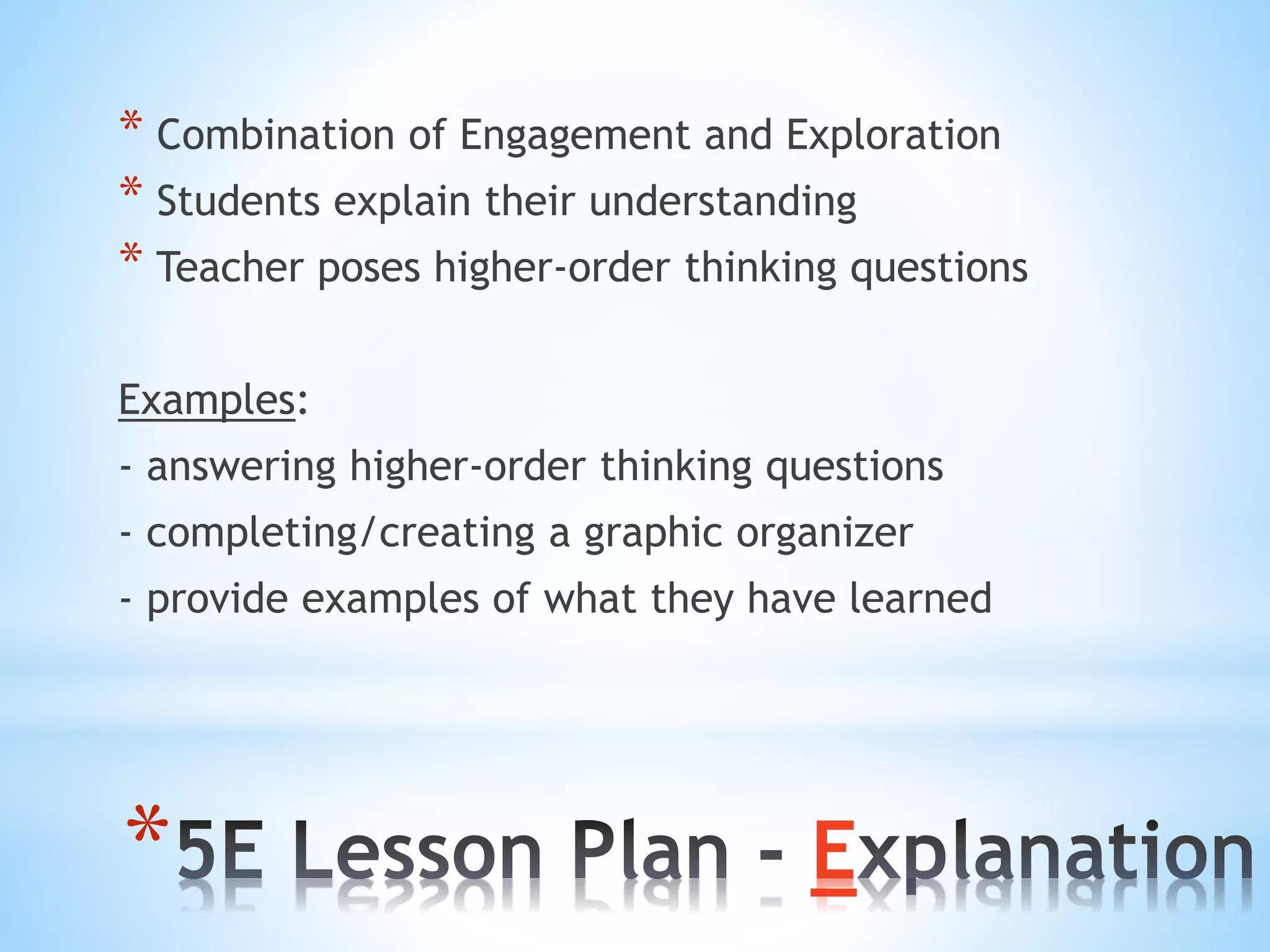 5 e lesson plan format | PPTX