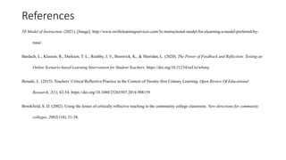 A 5E Lesson Plan to Promote the Use of Reflective-Reflexive Practices ...