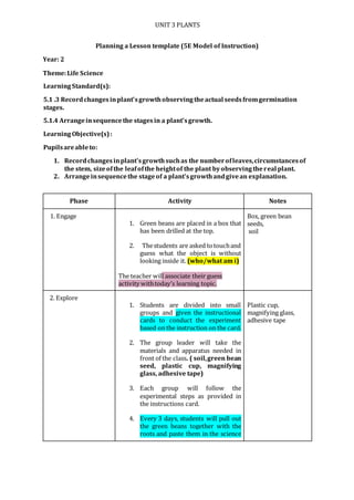 5E LIFE SCIENCE PLANT.docx