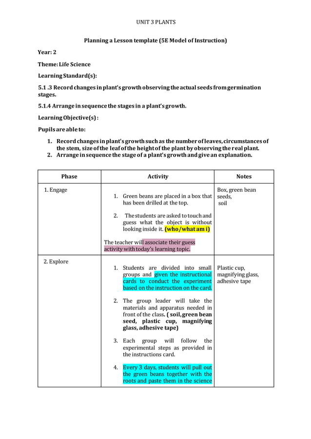 5E LIFE SCIENCE PLANT.docx