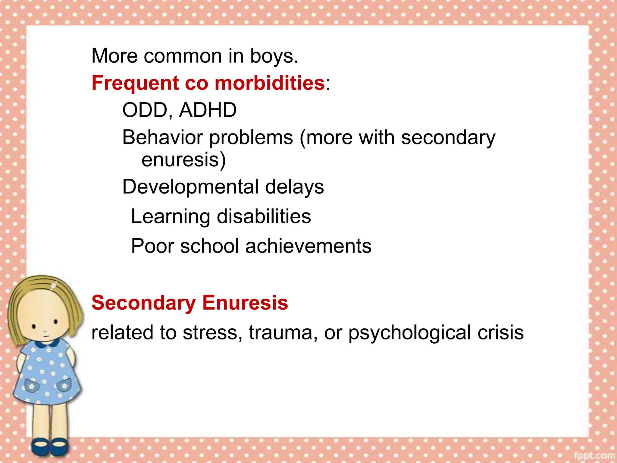 elimination disorders | PPTX