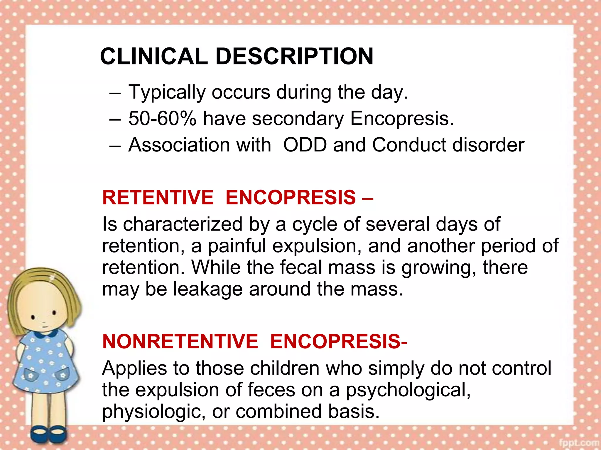 elimination disorders | PPTX