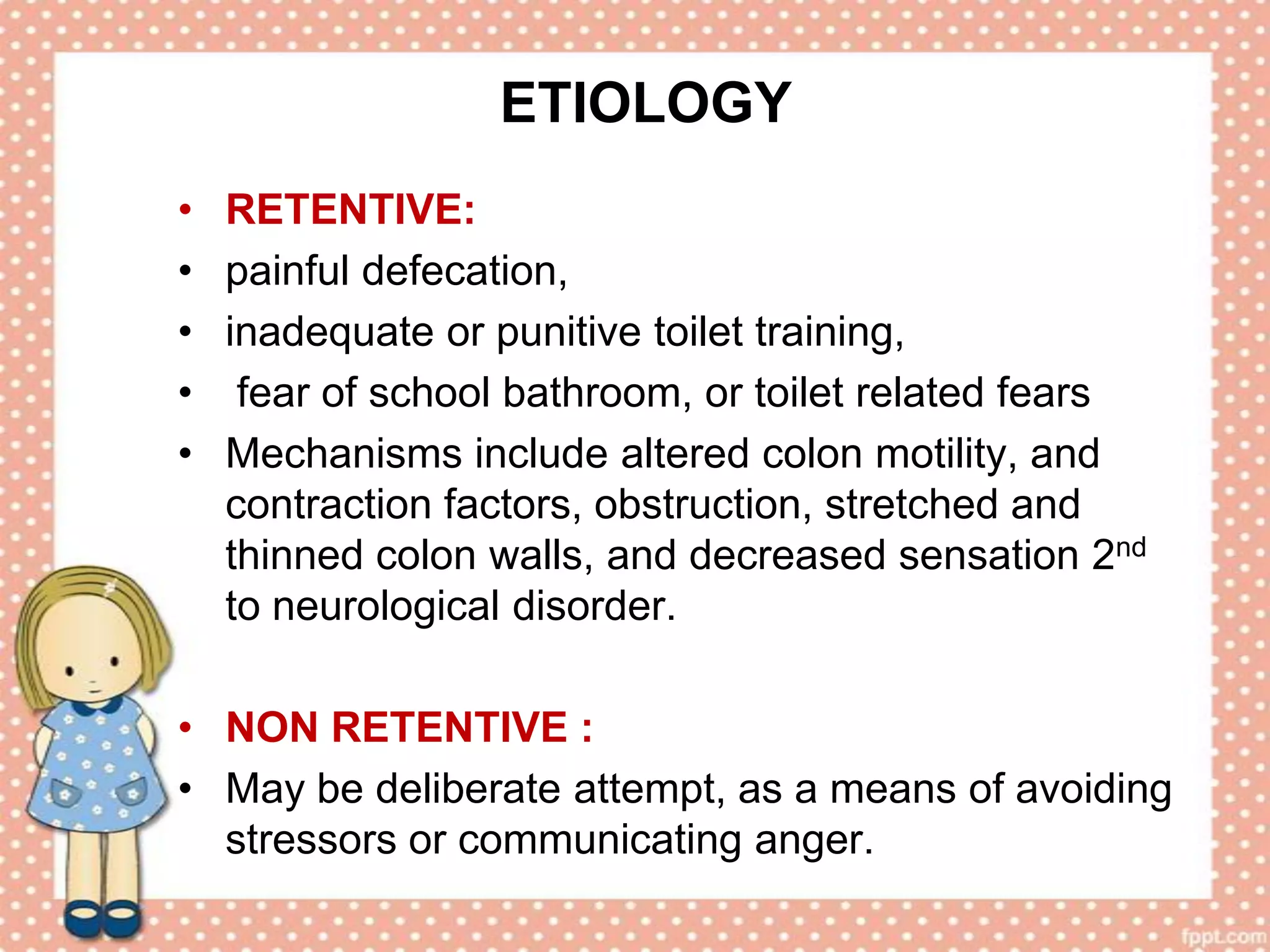 elimination disorders | PPTX