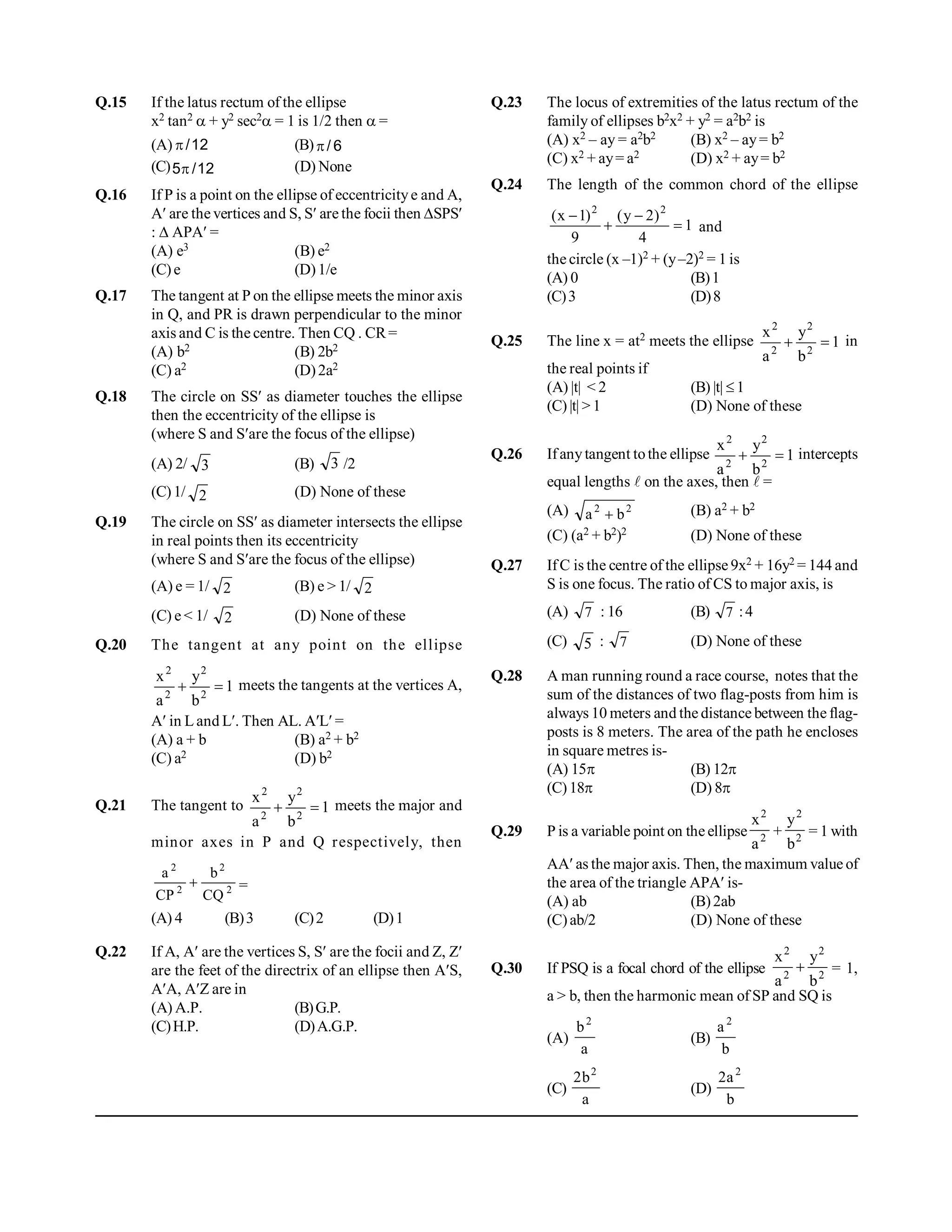 (5) Ellipse (Exercise) Module-3.pdf