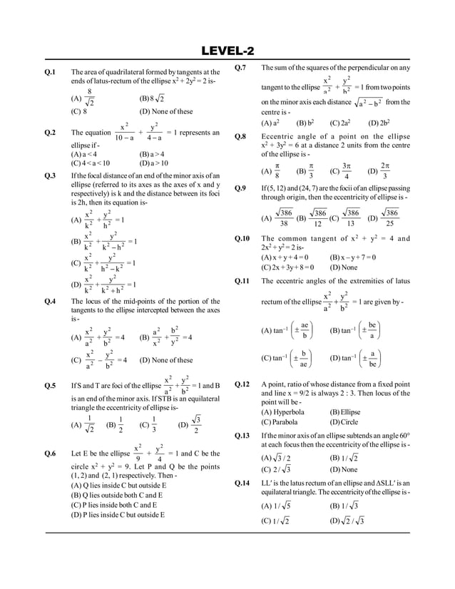 (5) Ellipse (Exercise) Module-3.pdf