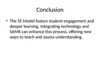 The 5E Model Presentation-Educational technology | PPT