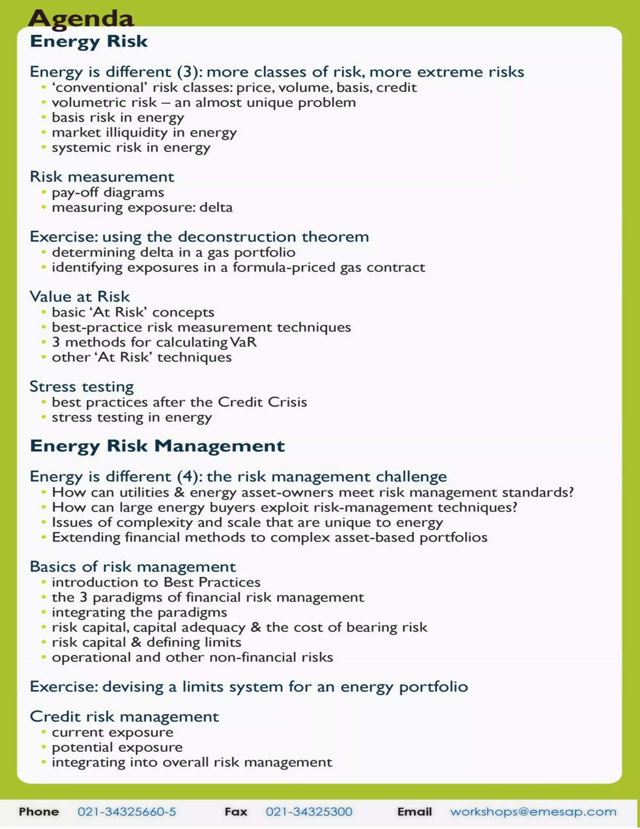 5 Energy Risk Management | PDF