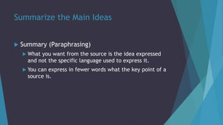 Plagiarism and Citations | PPTX