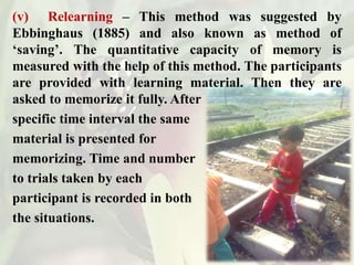 methods of studying memory | PPTX