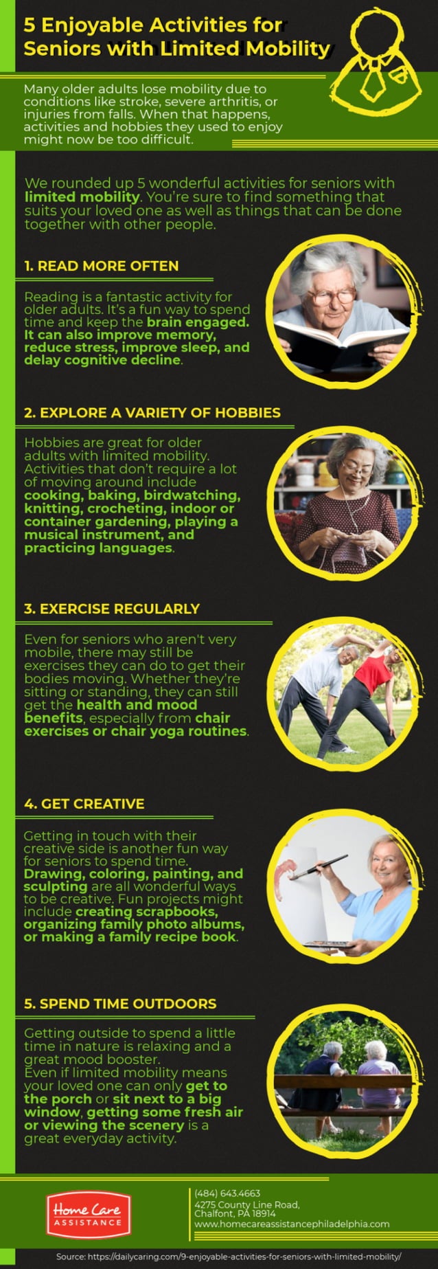 5 Activities for Seniors with Mobility Limitations | PDF