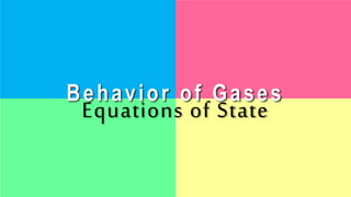 Equations of State | PPTX
