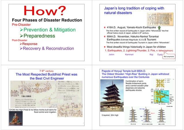 Towards Implementation of Disaster Reduction Measures to Build Disaster ...