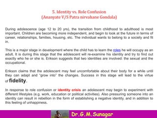 Erik Erikson's theory of Psychosocial Development | PPTX