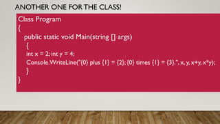 escape sequences and substitution markers | PDF