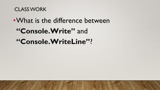 escape sequences and substitution markers | PDF