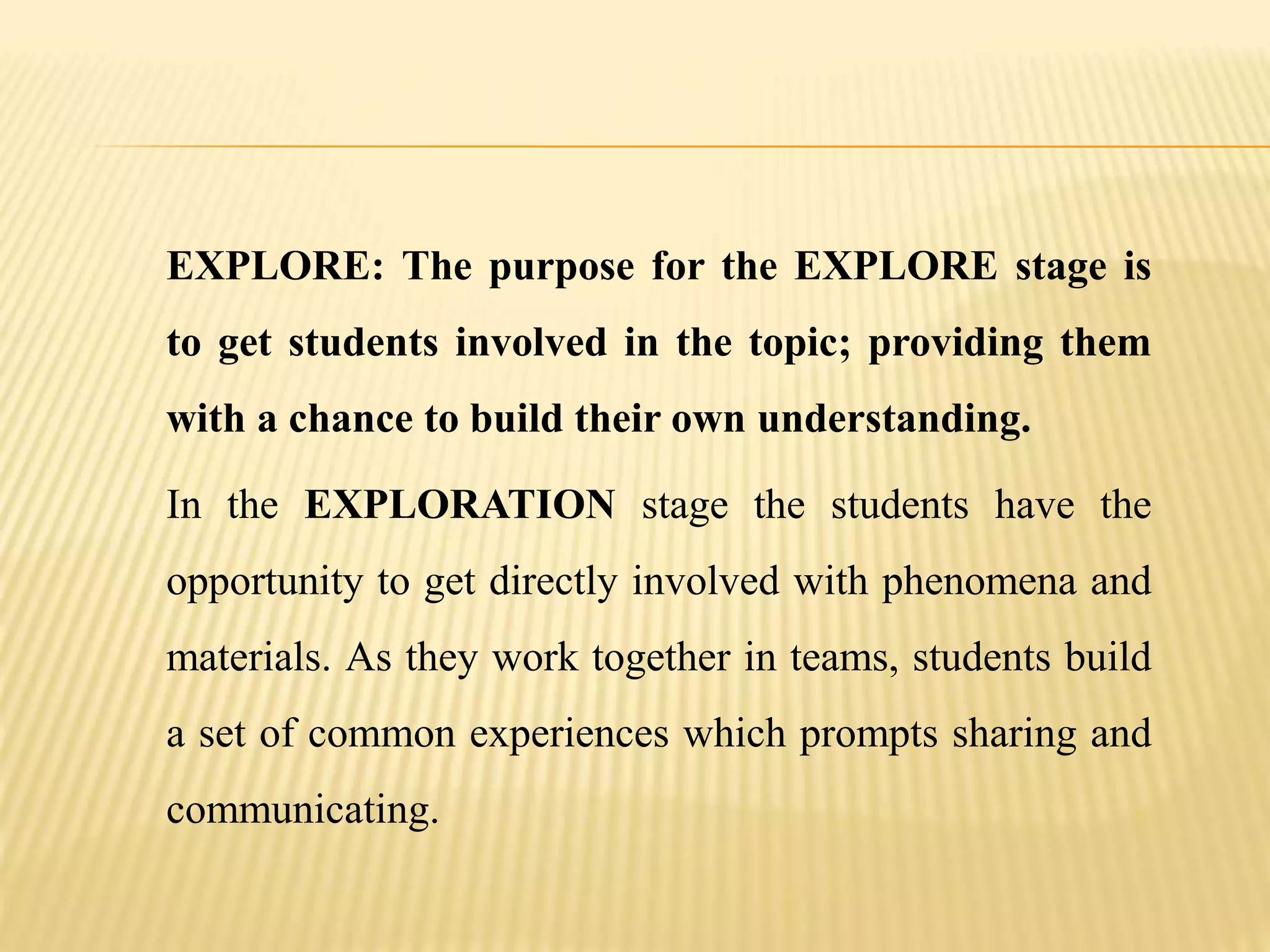 5 e's model lesson plan | PPTX