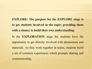 5 e's model lesson plan | PPTX