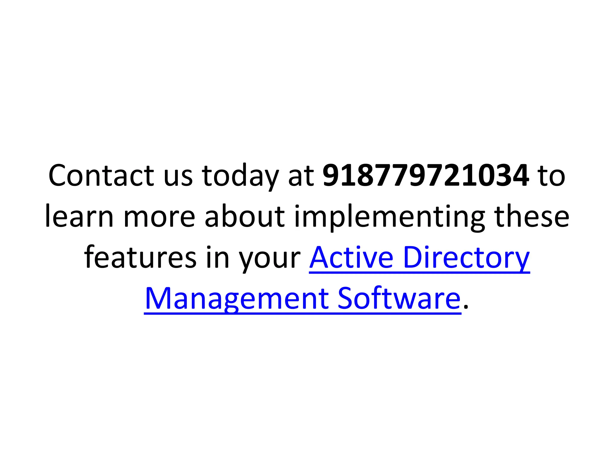 5 Essential Features of Active Directory Management Software for Modern ...