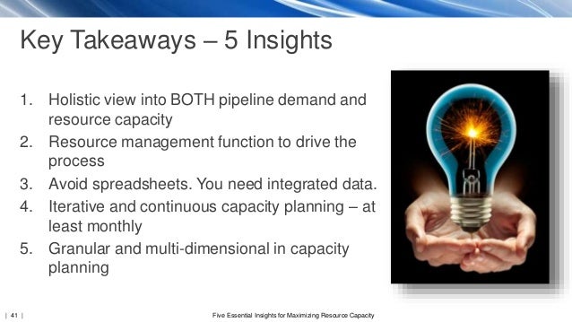 5 Essential Insights for Maximizing Resource Capacity 5 Essential Insights for Maximizing Resource Capacity