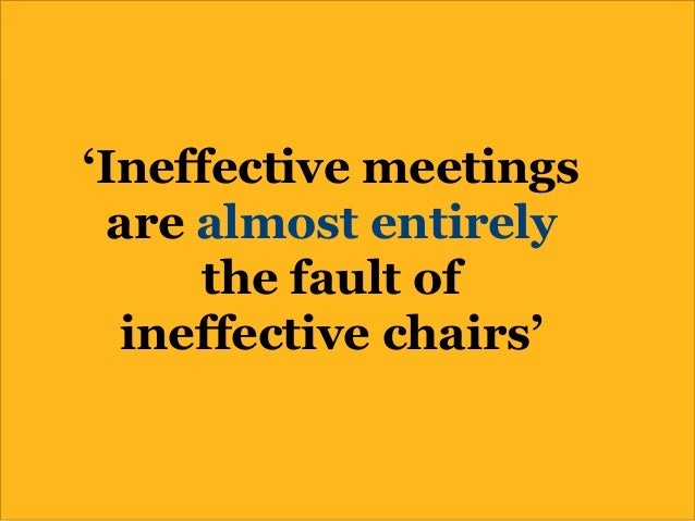 The 5 Essentials of Chairing Meetings