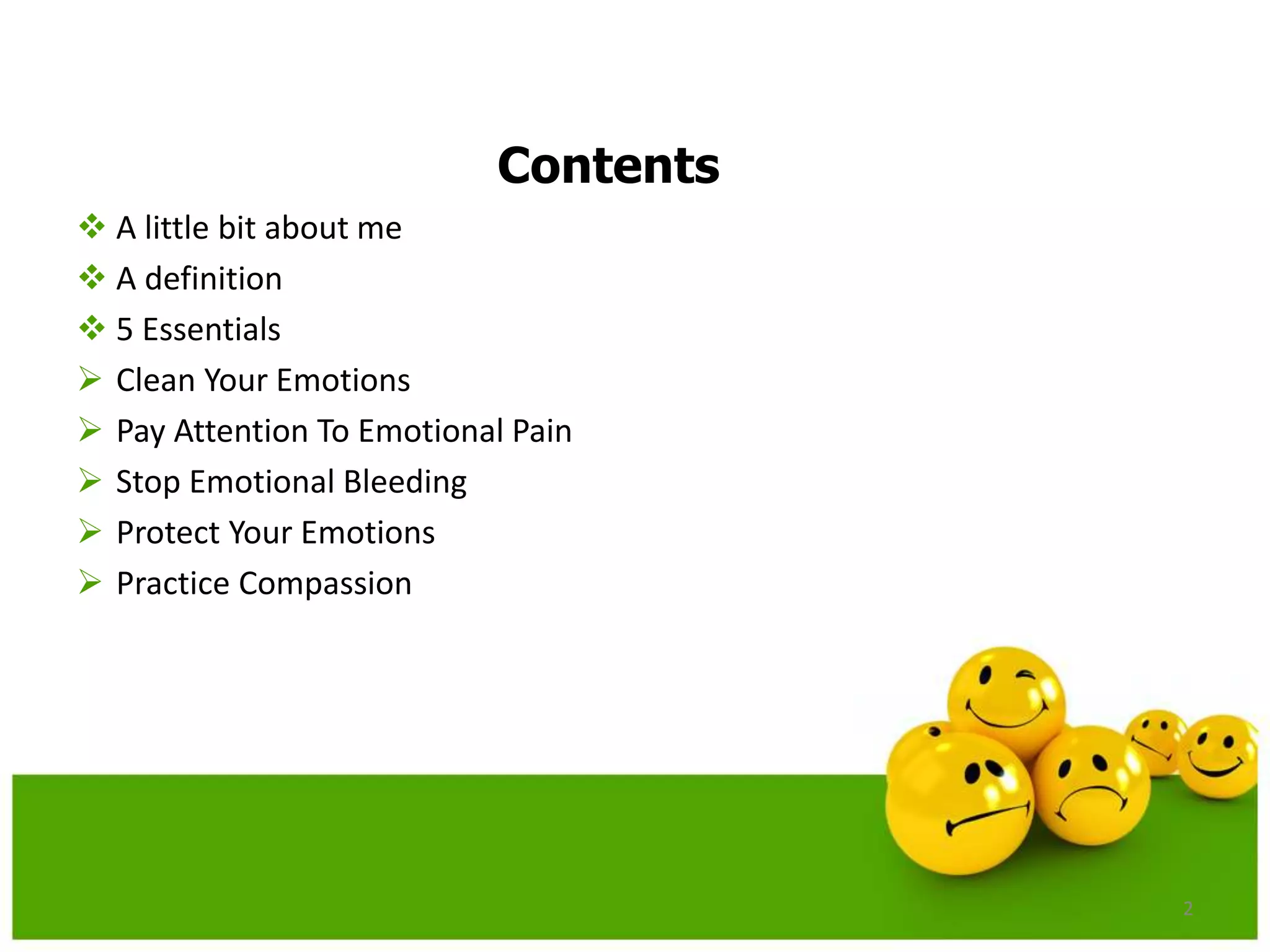 5 essentials of emotional hygiene | PPTX