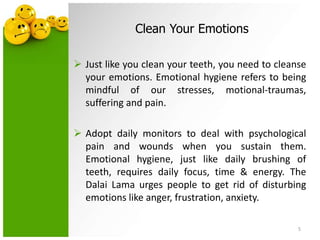 5 essentials of emotional hygiene | PPTX