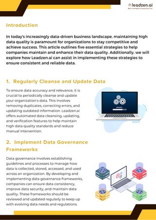 5 Essential Strategies for Ensuring High Data Quality in Your ...