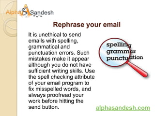 5 essential tips for business email etiquette.ppt