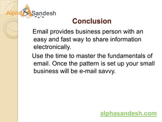 5 essential tips for business email etiquette.ppt