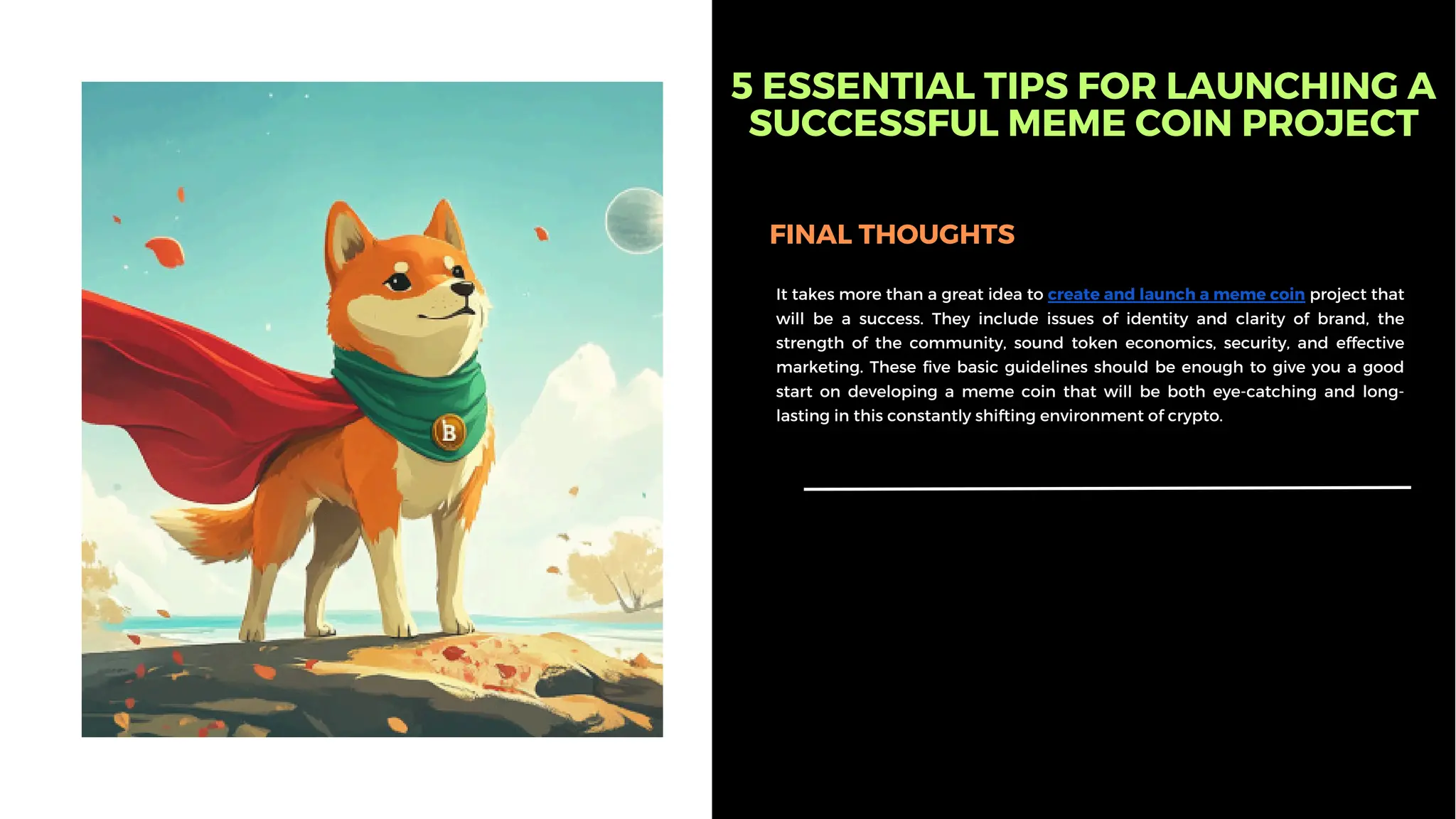 5 Essential Tips for Launching a Successful Meme Coin Project | PPT