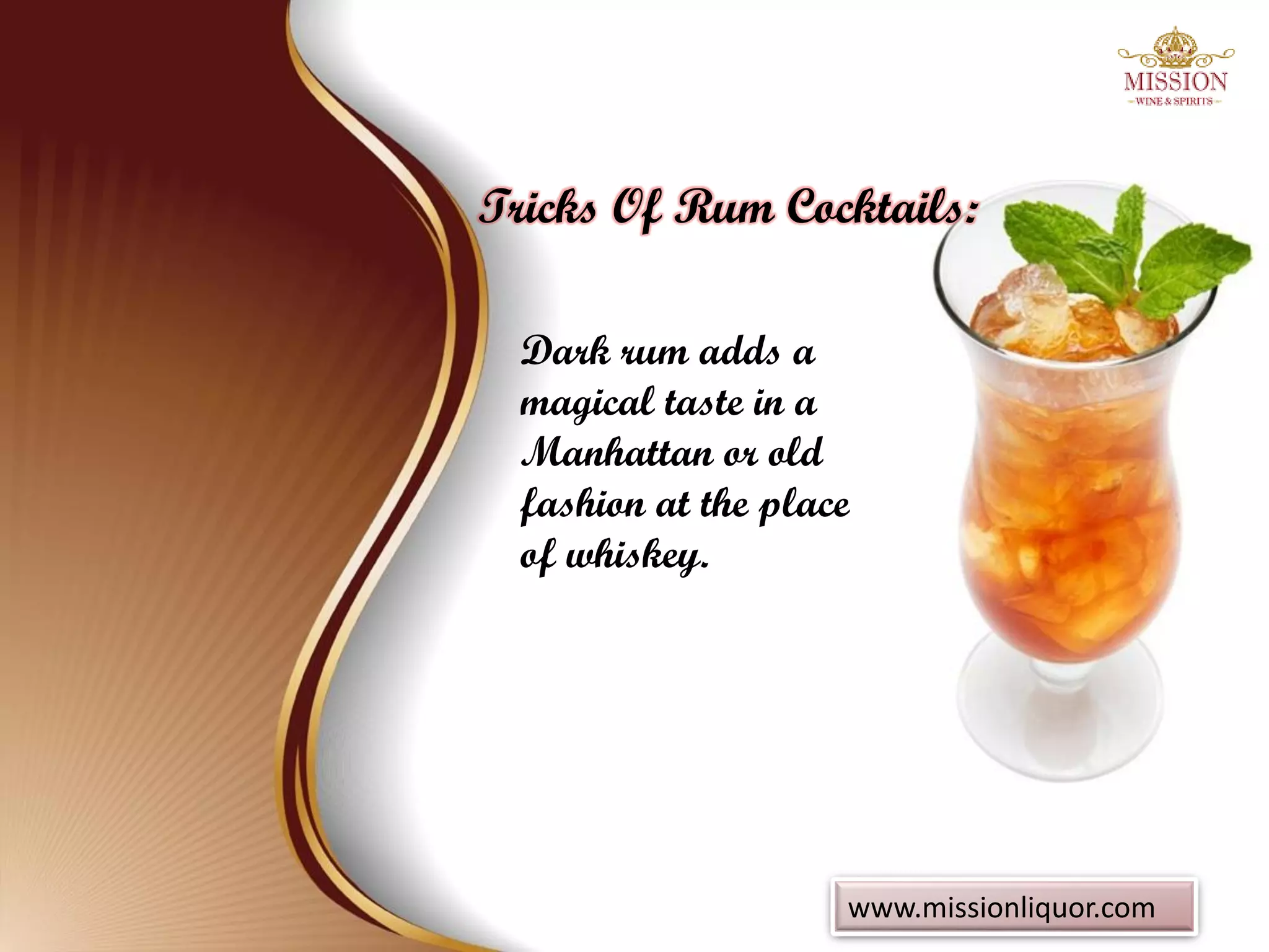 5 essential tips to drink rum | PPT