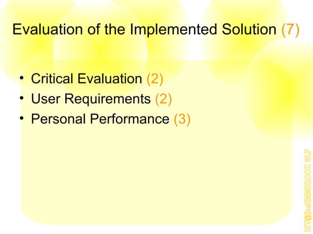 5 evaluation of the implemented solution | PPT | Technology & Computing