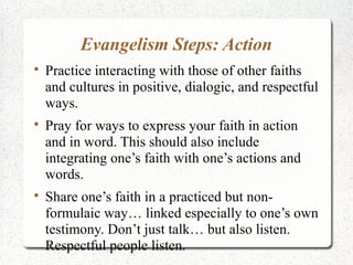 Dialogue, Other Religions and Evangelism | PPT