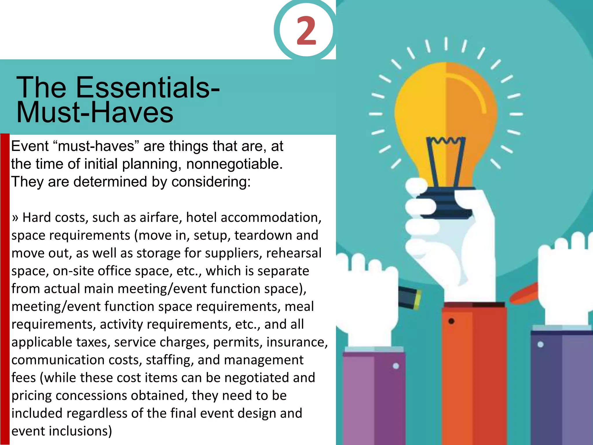 5 event principles | PPTX