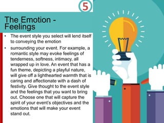 5 event principles | PPT