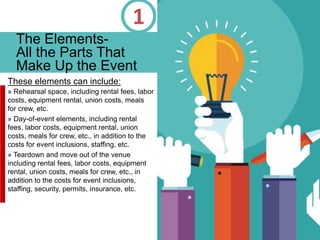5 event principles | PPT