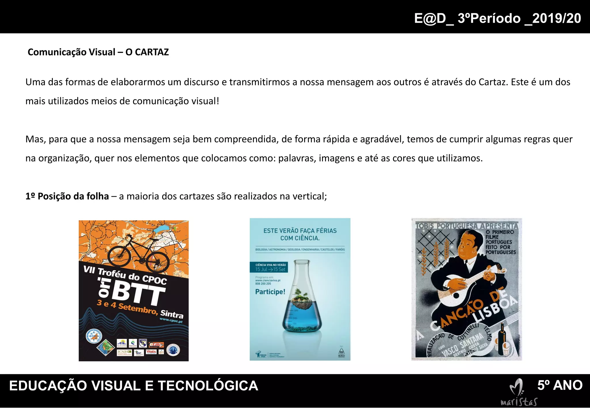 Aula de educação visual - 5º ano | PPT