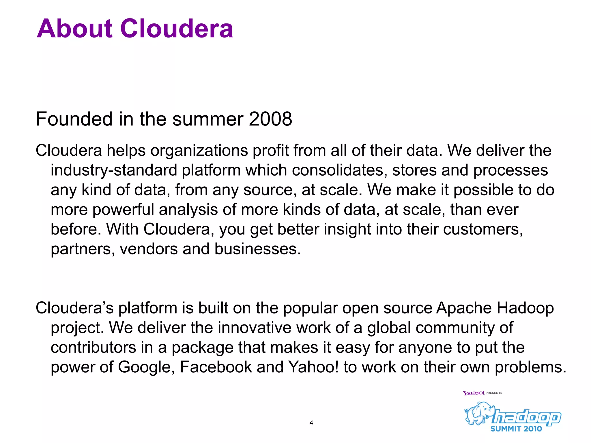Exact Inference in Bayesian Networks using MapReduce__HadoopSummit2010 | PPTX | Cloud Computing ...