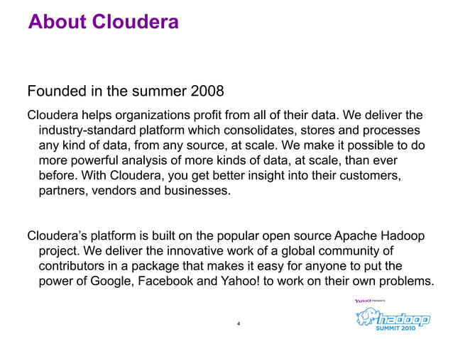 Exact Inference in Bayesian Networks using MapReduce__HadoopSummit2010 | PPTX | Cloud Computing ...