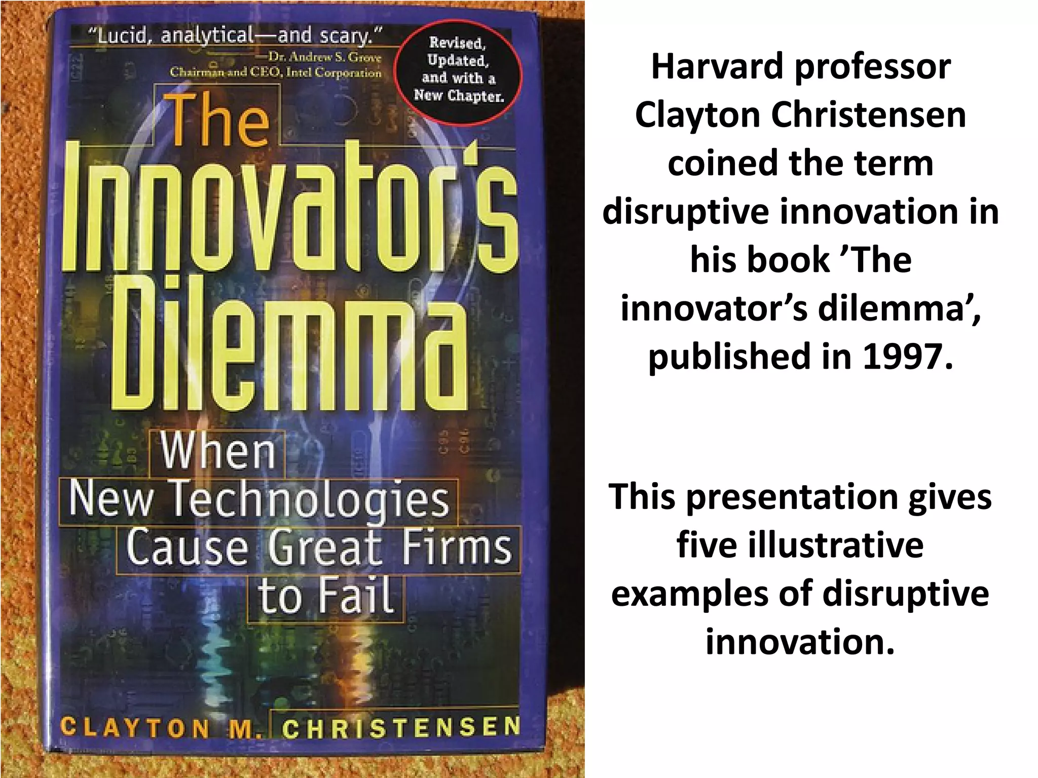 5 Examples Of Disruptive Innovation | PDF