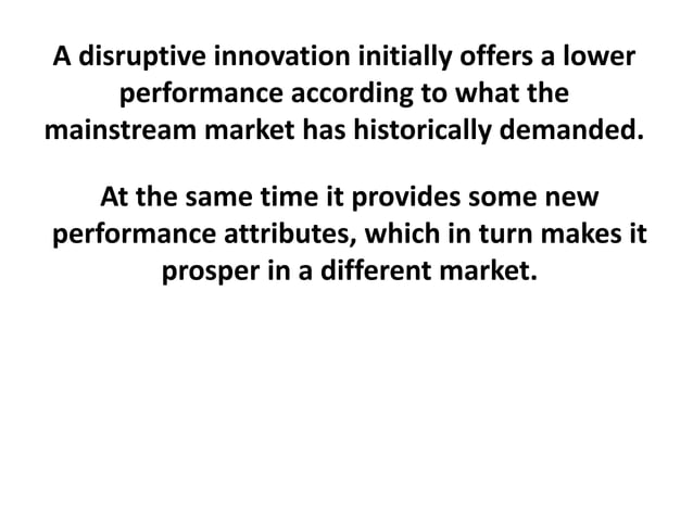 5 Examples Of Disruptive Innovation | PDF | Dance and Electronic Music ...