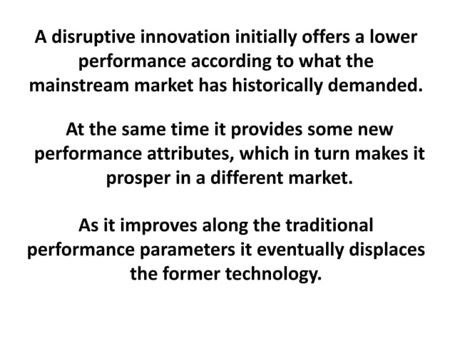 5 Examples Of Disruptive Innovation | PDF | Dance and Electronic Music ...