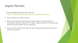 Aspectos a tener en cuenta para exportar frutas y hortalizas en fresco ...