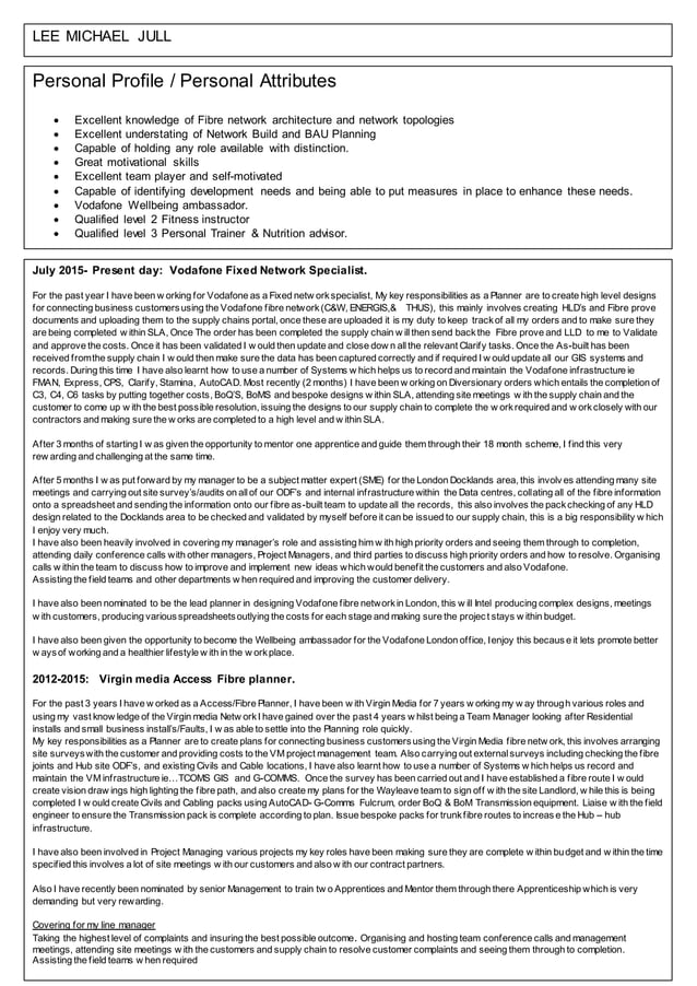 Lee Jull CV | DOCX