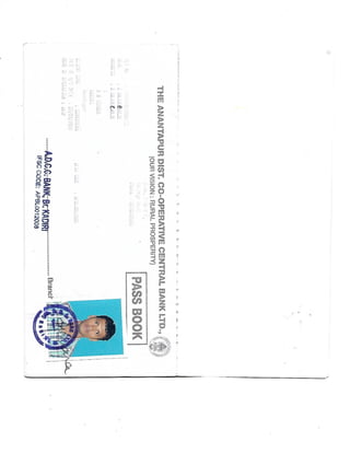 adcc bank passbook | PDF