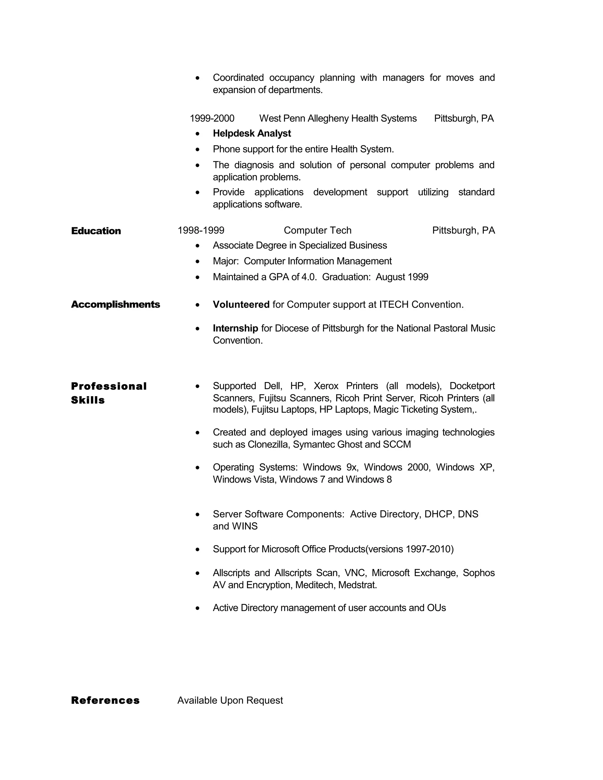 MelissaResume | PDF